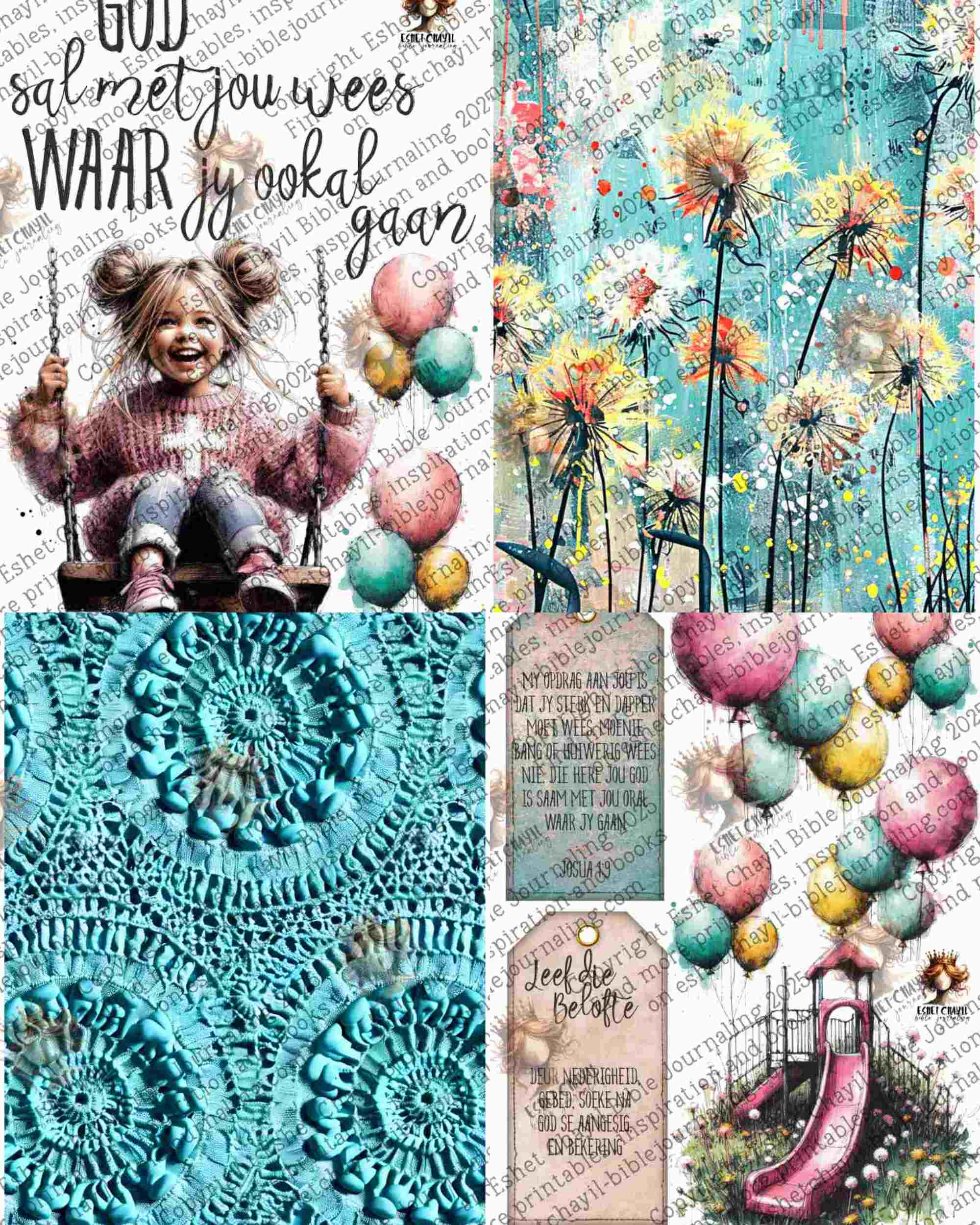 BELOFTES VAN GOD #4 - AFRIKAANS – Eshet Chayil Bible Journaling